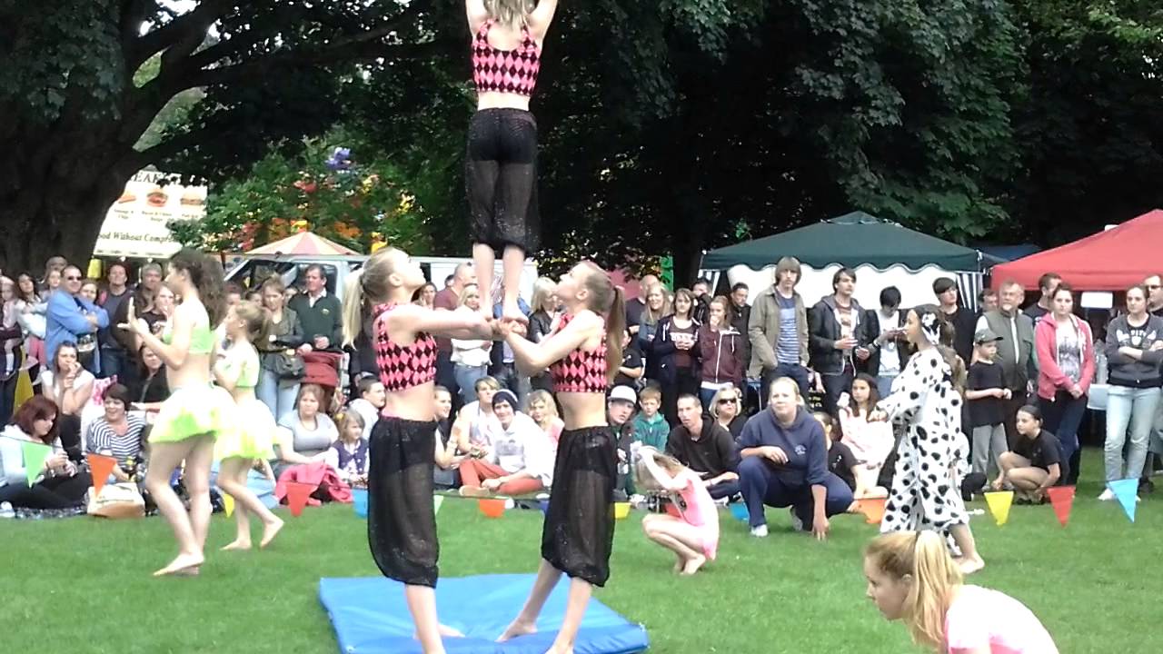 Acro Gymnastics Circus Display! - YouTube