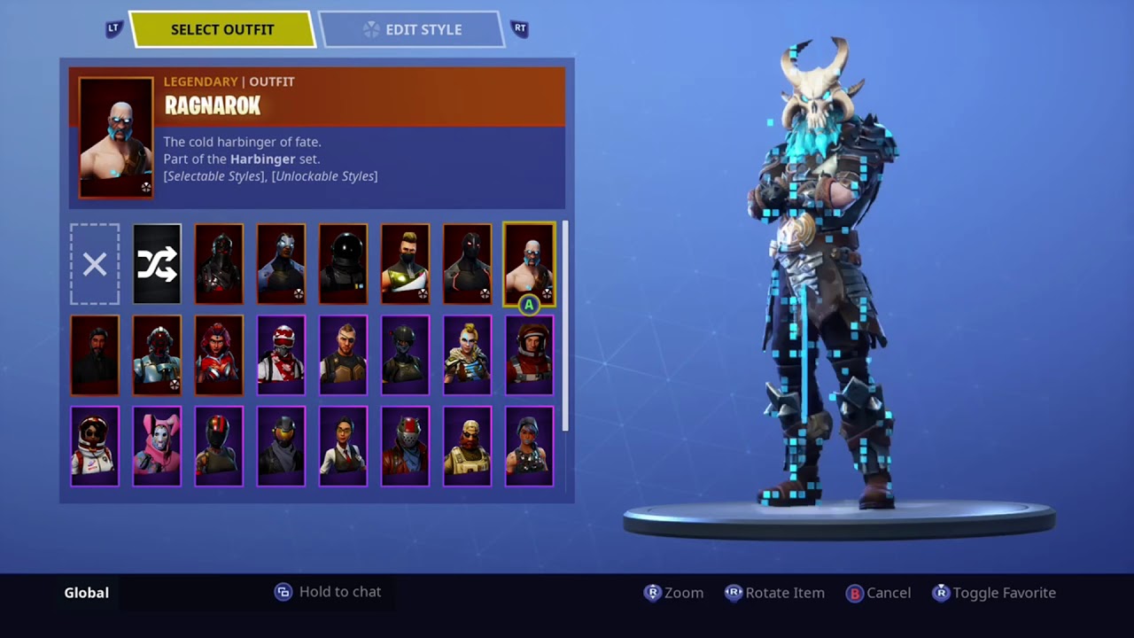FORTNITE SKIN COLLECTION - YouTube