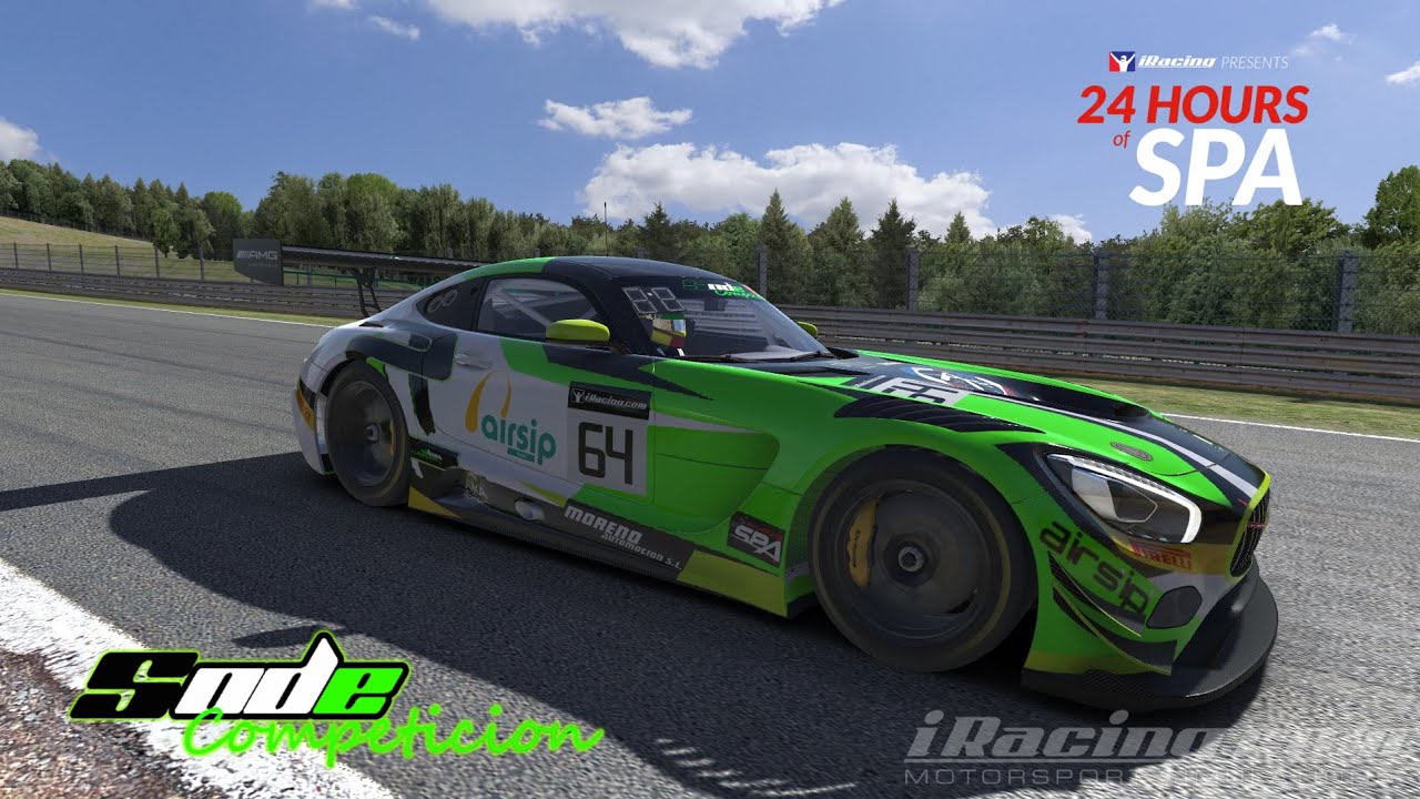 iRacing en directo | 24 hours of Spa - SODE Competición (3/4) - YouTube