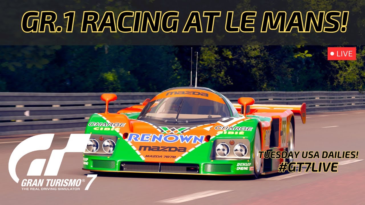 🔴LIVE: Gran Turismo 7 - Gr.1 Racing at Le Mans! (Tuesday USA Dailies ...