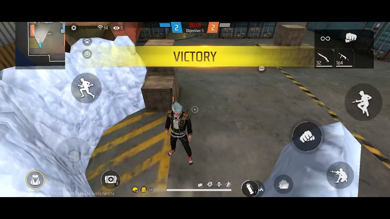 free fire (ff) 1vs1 - YouTube