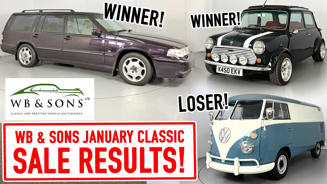 WB & Sons January Classic Car Sale Results - Winners and Losers? - YouTube