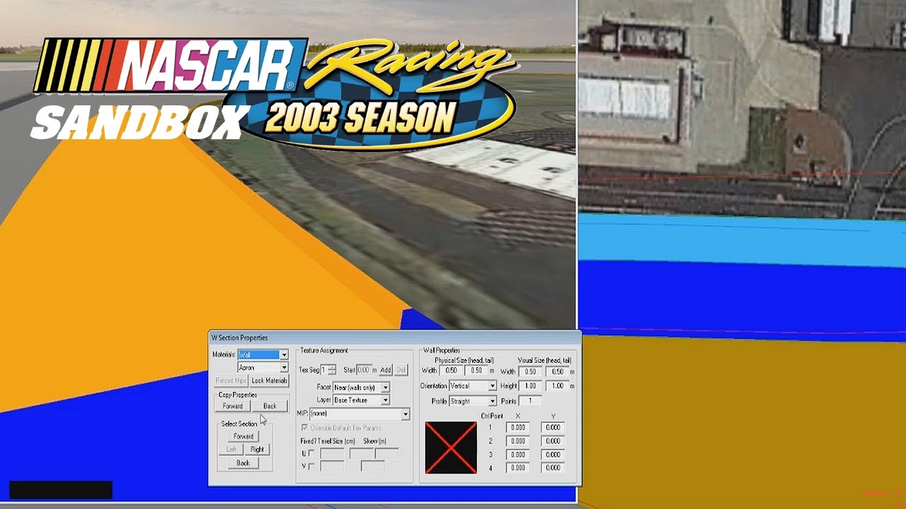 NR2003 sandbox: Applying Extended Surface Types to Walls, etc - YouTube