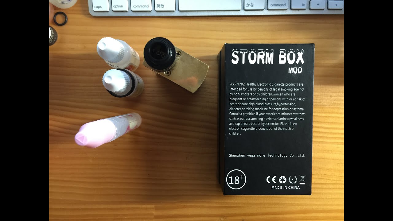 STORM 150W VV Variable Voltage Box Mod - YouTube