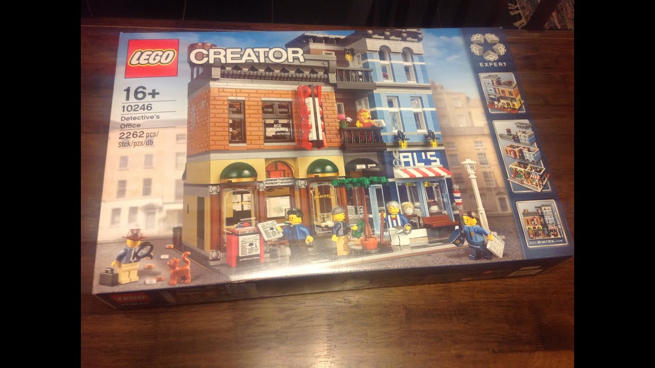 LEGO Creator Expert 10246 Detective's Office time lapse build video ...
