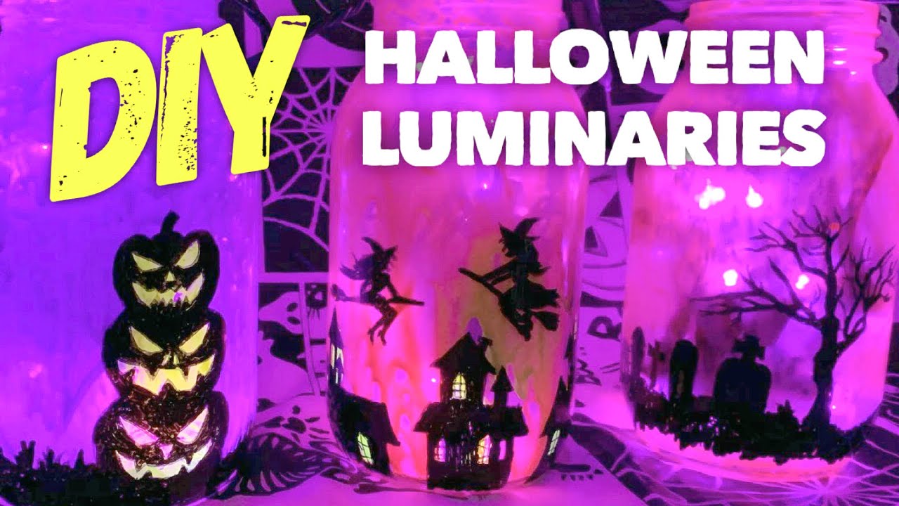 Spooky DIY | Halloween Luminaries! - YouTube