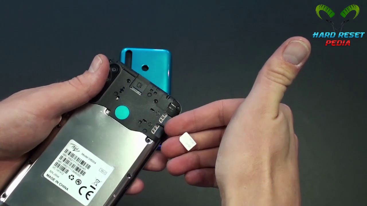 Itel A56 Insert The SIM Card - YouTube