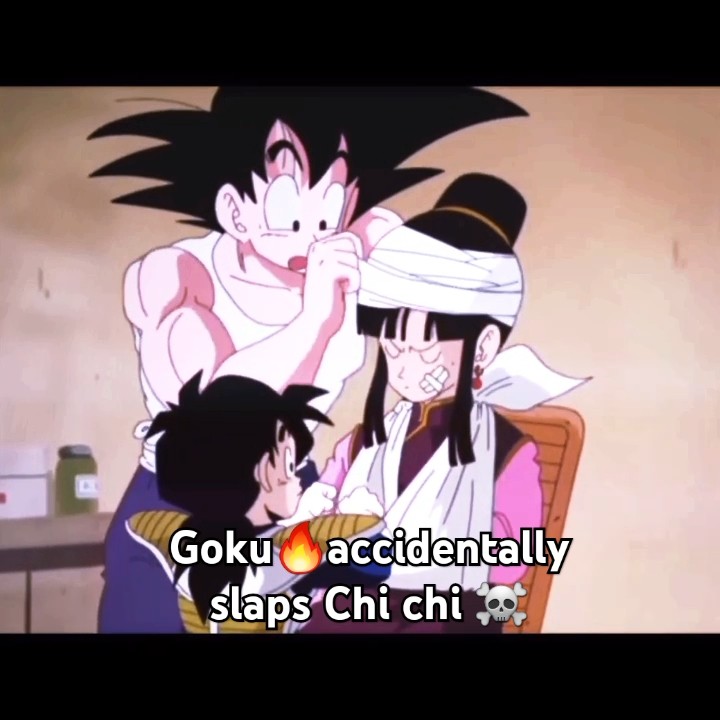 Goku🔥accidentally slaps Chi chi ☠️#viralshorts #goku - YouTube