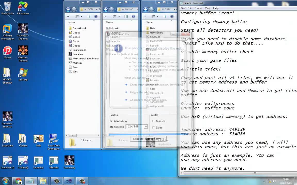Codex - anti-hack system - Launcher Anti-kill protection (Memory buffer ...