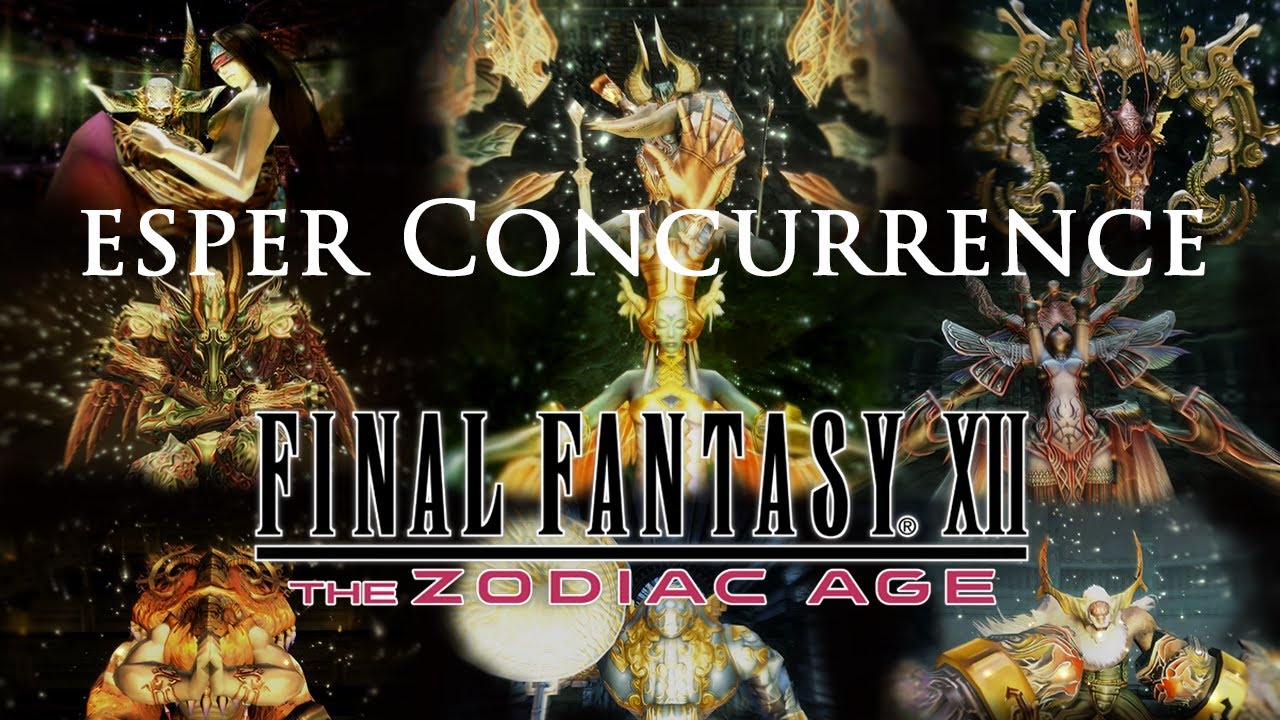 Final Fantasy XII All Esper Concurrence - YouTube