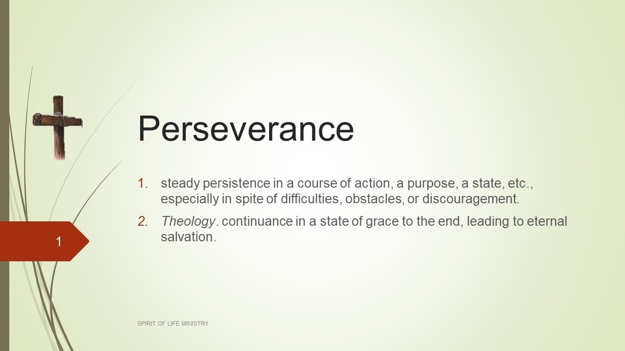 Perseverance Meaning Youtube