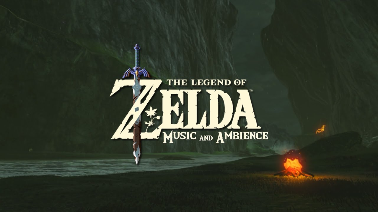 Relaxing video game music mix (Zelda music) with campfire and night ...