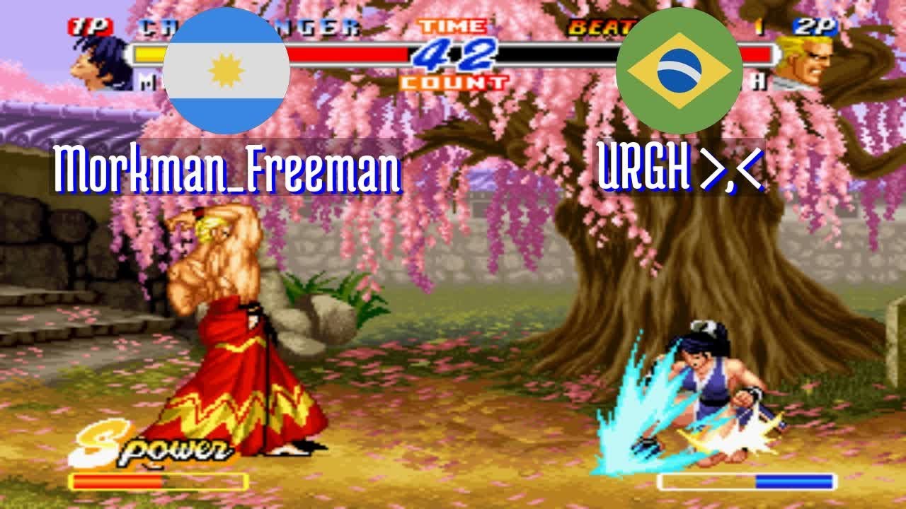 FT5 @rbff2h: Morkman_Freeman (AR) vs URGH , (BR) [Real Bout Fatal Fury ...