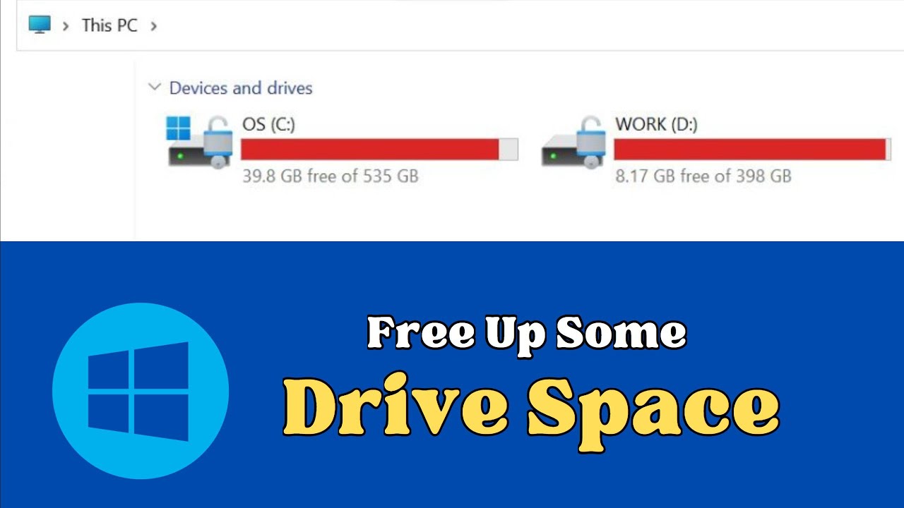 How To Free Up Some Drive Space In Windows 10 11 YouTube how-to-free-up-some-drive-space-in-windows-10-11-youtube