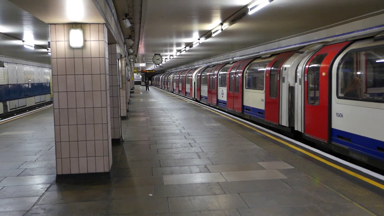 London Underground Central Line 1992 Stock Trains At Redbridge 14 ...