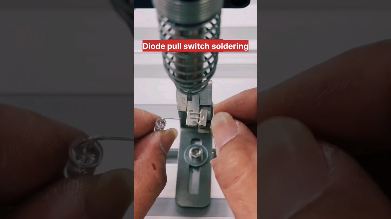 Diode pull switch soldering - YouTube