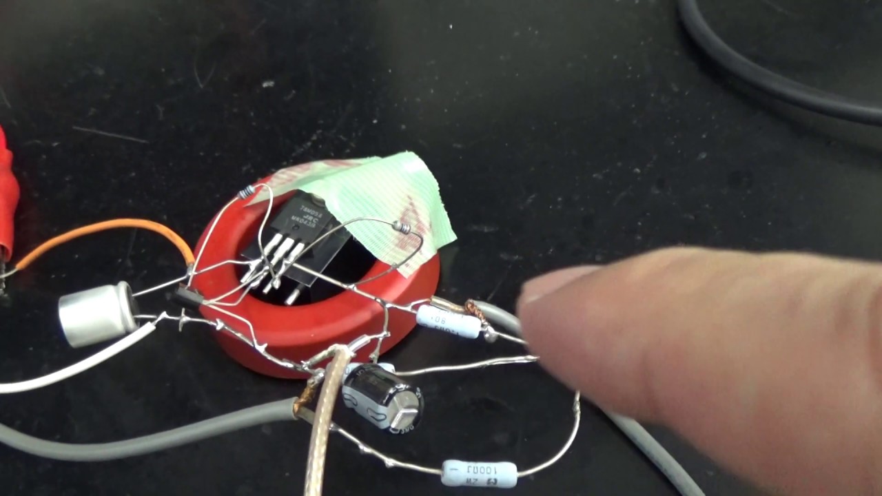 【TL431と7805を組み合わせた電源の出力インピーダンス】TL431と7805を組み合わせた電源の出力インピーダンスを実際に測りました ...