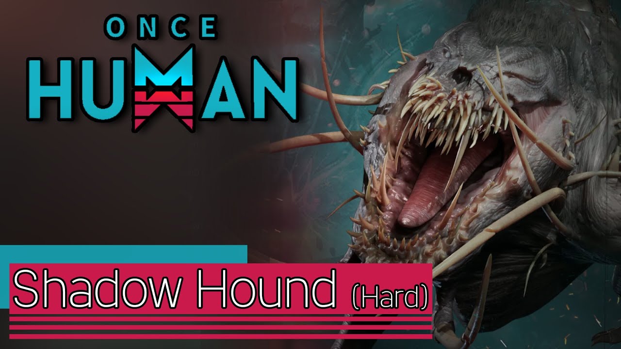 Once Human - Shadow Hound (Hard) - Solo - Fast Gunner Build - YouTube
