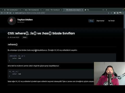Örneklerle CSS :is(), :where() ve :has() Sözde Sınıfları