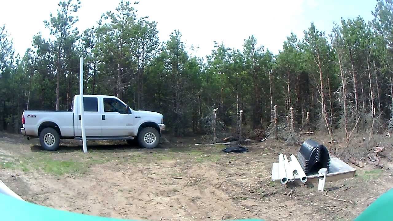 Tree stump pulling 2013 - YouTube