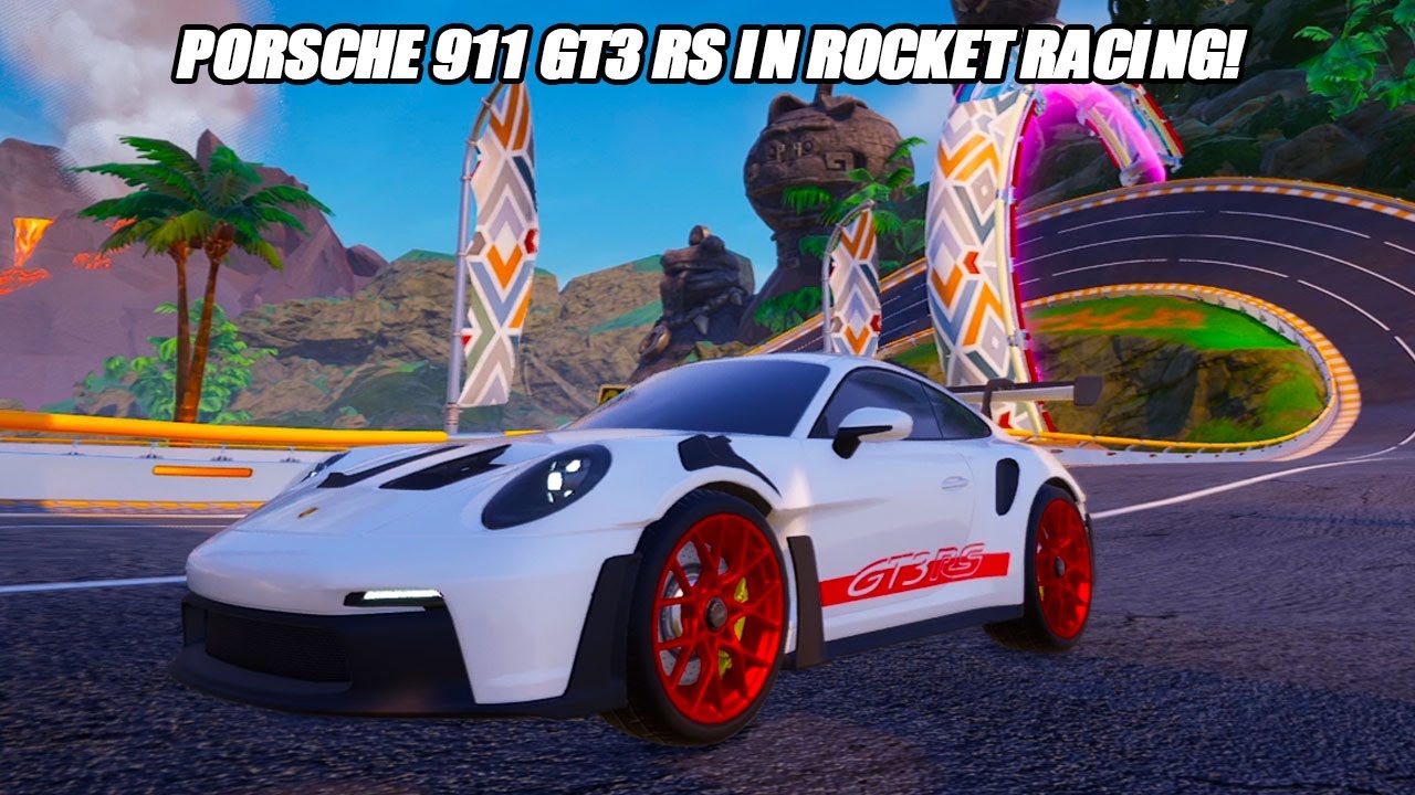 Using The *NEW* Porsche 911 GT3 RS In Rocket Racing! - Rocket Racing ...