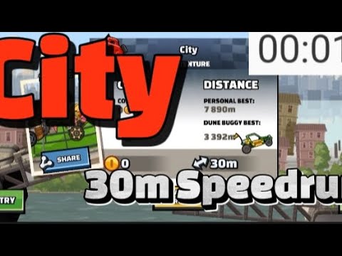 City 30m speedrun HİLL CLİMB RACİNG 2 - YouTube