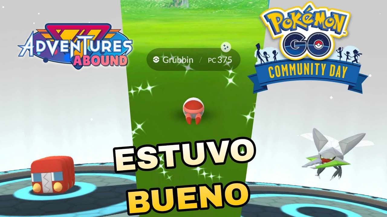 MUCHOS GRUBBIN SHINY ¡BUEN COMMUNITY DAY! POKEMON GO - YouTube
