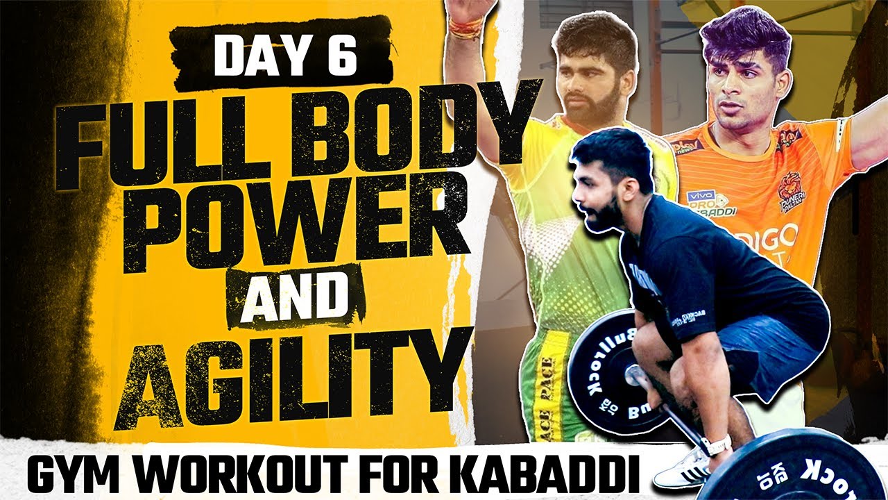 Kabaddi Gym Workout : Full Body Power & Agility | Kabaddi Training ...