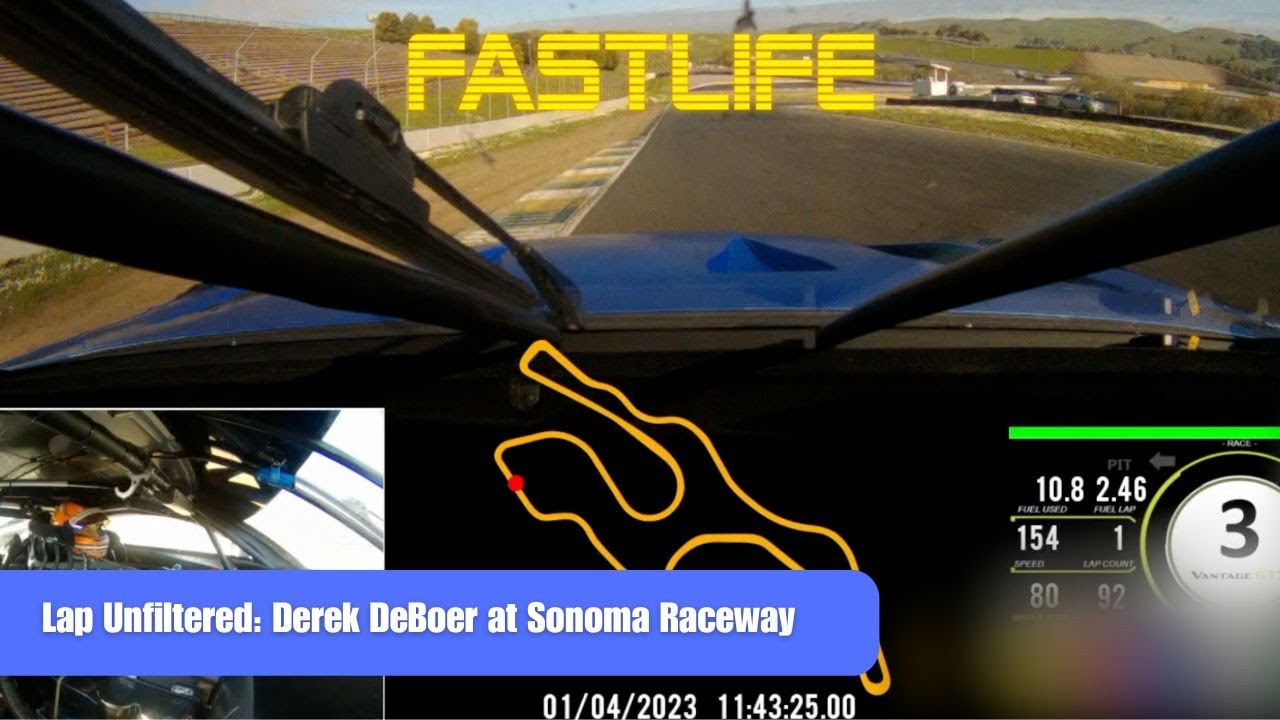 Lap Unfiltered | Derek DeBoer's Raw Lap at Sonoma Raceway - YouTube