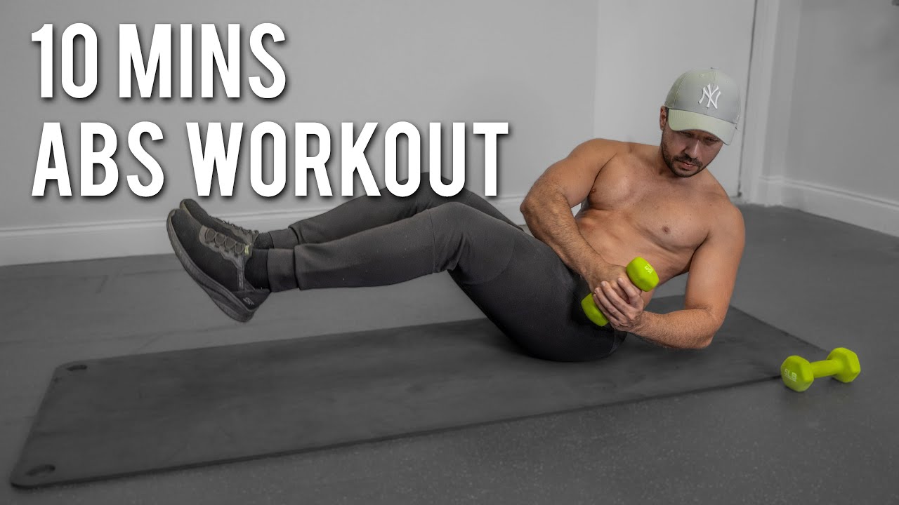 10 Min Fat Burn & 6 Pack Abs Workout – No Equipment, At Home (Day 21 of ...