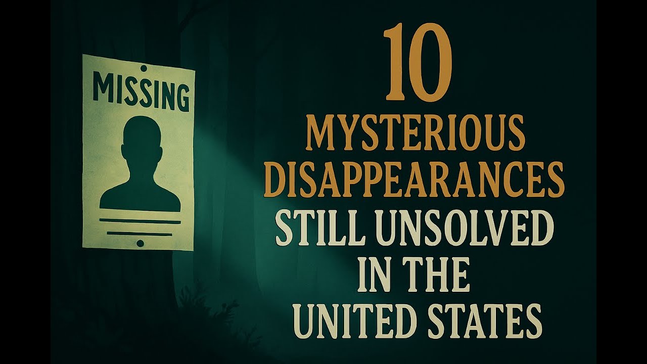 10 Mysterious Disappearances in the United States Still Unsolved - YouTube