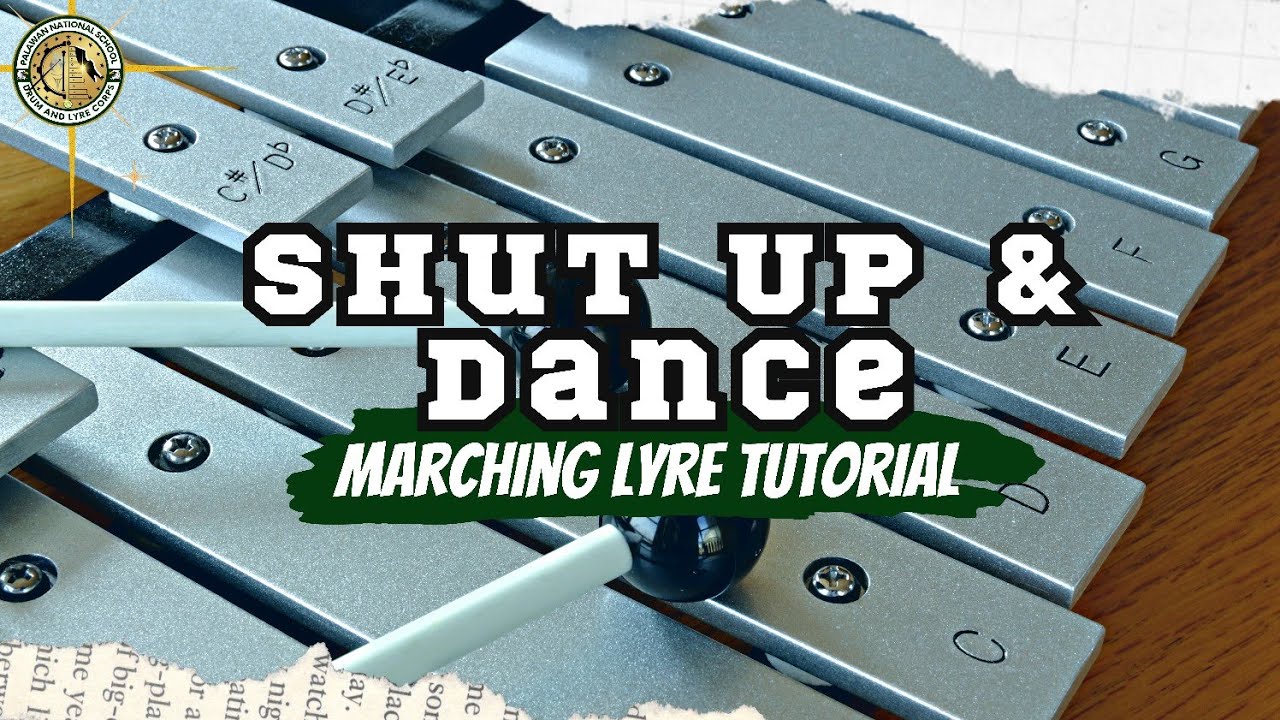 Shut Up & Dance | PNS Drum and Lyre Corps #tutorial #xylophone #steps - YouTube