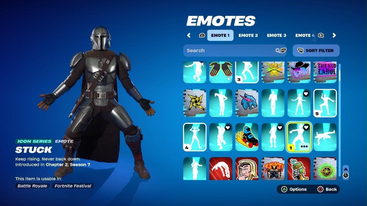 Fortnite Stuck Emote Showcase - YouTube