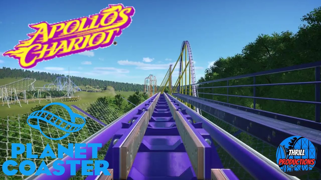 Apollo's Chariot Front Row POV - Planet Coaster Recreation - YouTube