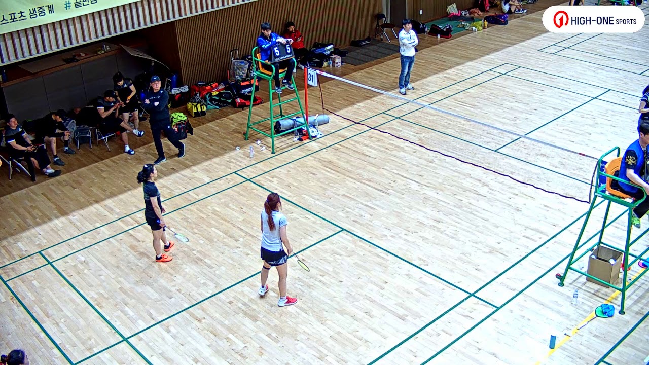 제5회 하이원스포츠 전국 배드민턴 대회 여복 203040b 준결승 리더아머챌린지 송수빈한보람 Vs 유니온 박가영