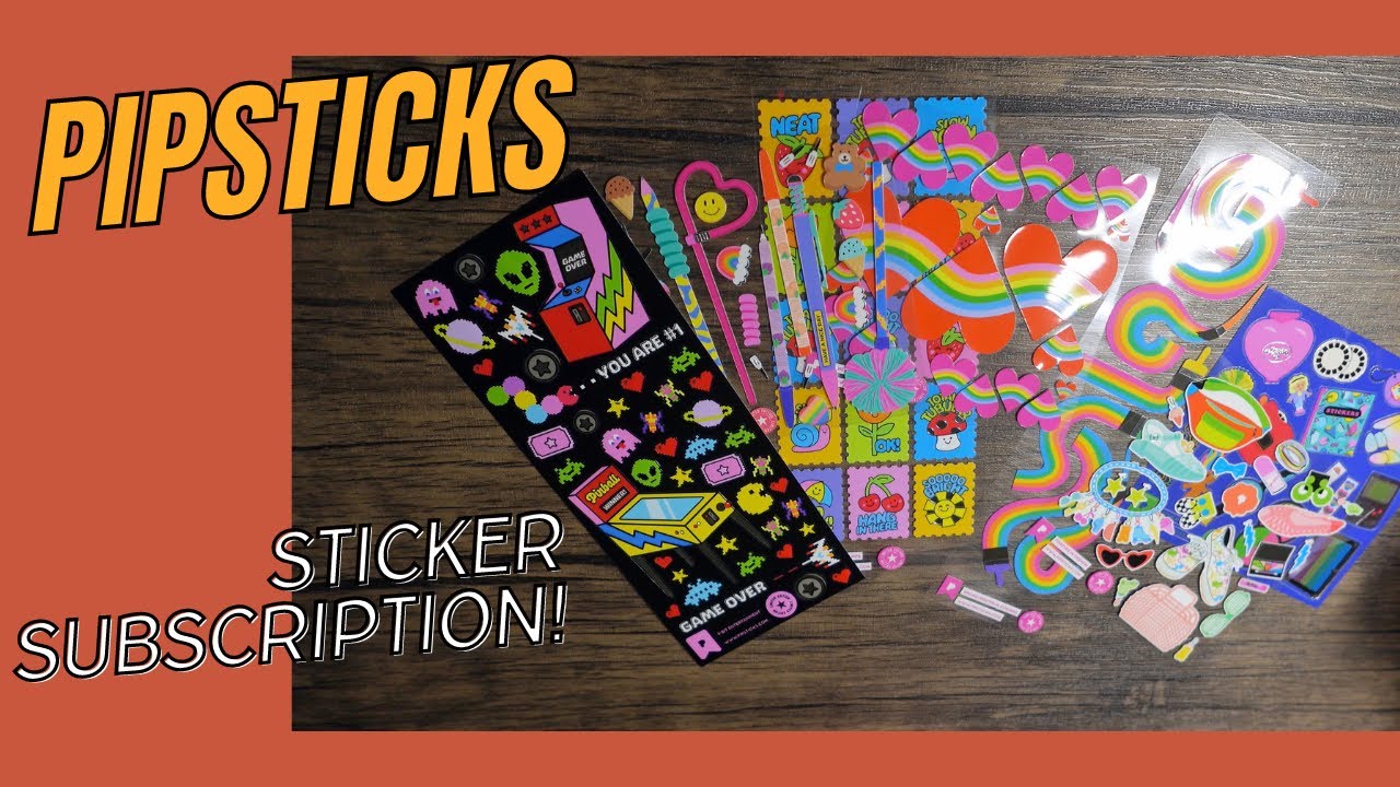 Sticker Haul - #PIPSTICKS Subscription ~ June 2024 - YouTube