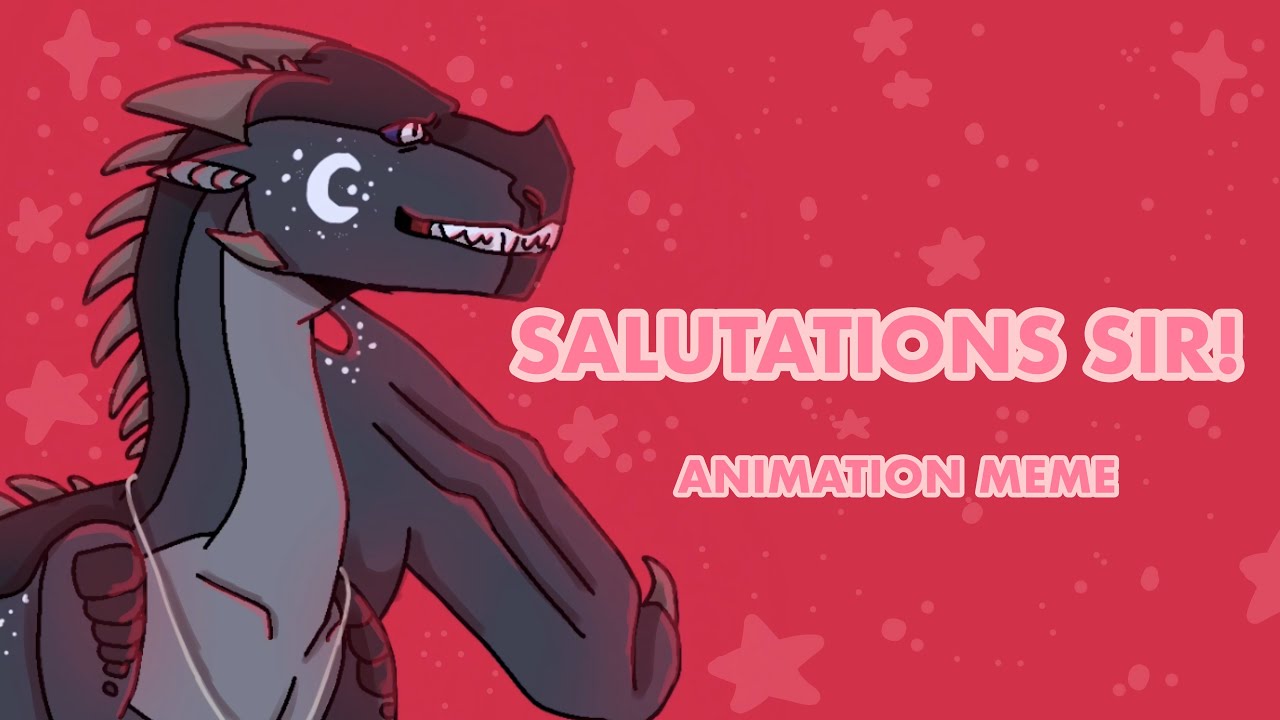 SALUTATIONS SIR! || Animation Meme || OCS || Flipaclip - YouTube