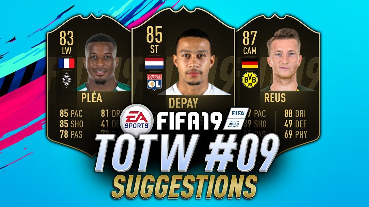 IF Depay in TOTW 9? SIF Reus, IF Witsel or SIF Alcacer? | FIFA 19 TOTW ...