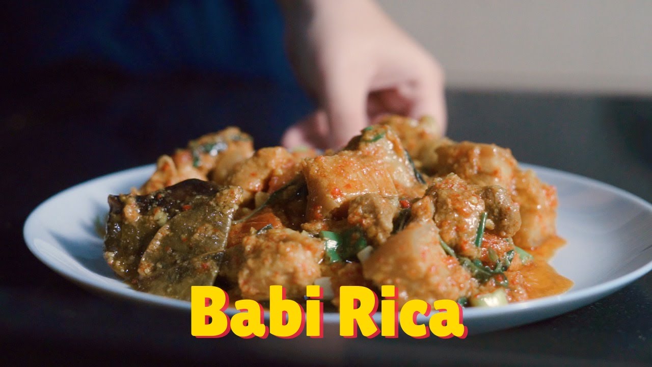 RESEP BABI RICA ASLI MANADO. AUTO NAMBAH !!! - YouTube