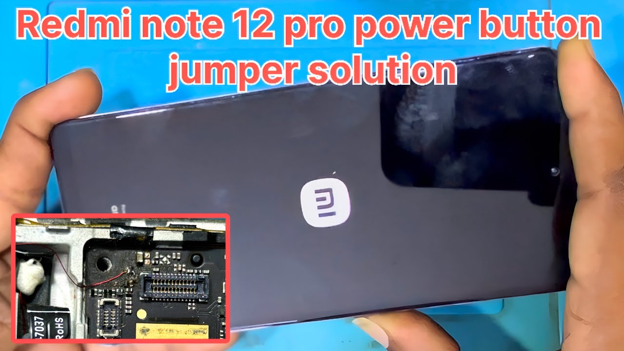 Redmi note 12 pro 5g power button not working / redmi note 12 pro power ...