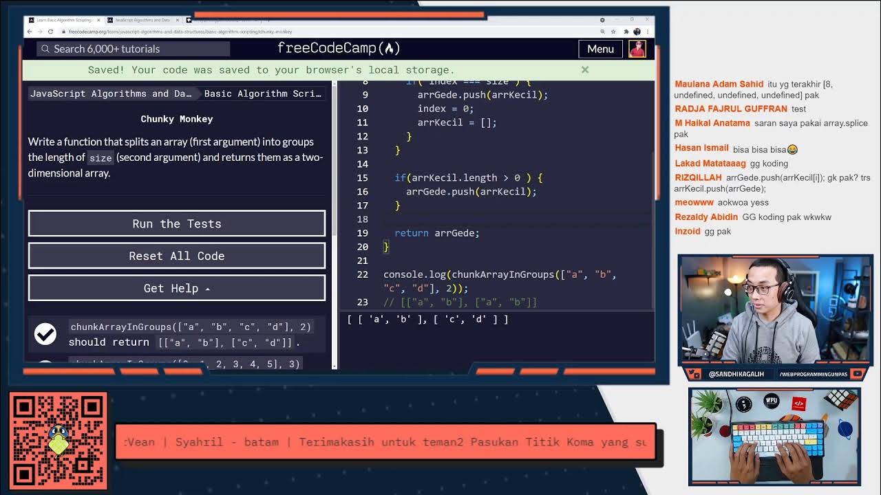JavaScript Algorithms and Data Structures | #15 - Basic Algorithm Scripting (Bagian 2/2) - YouTube