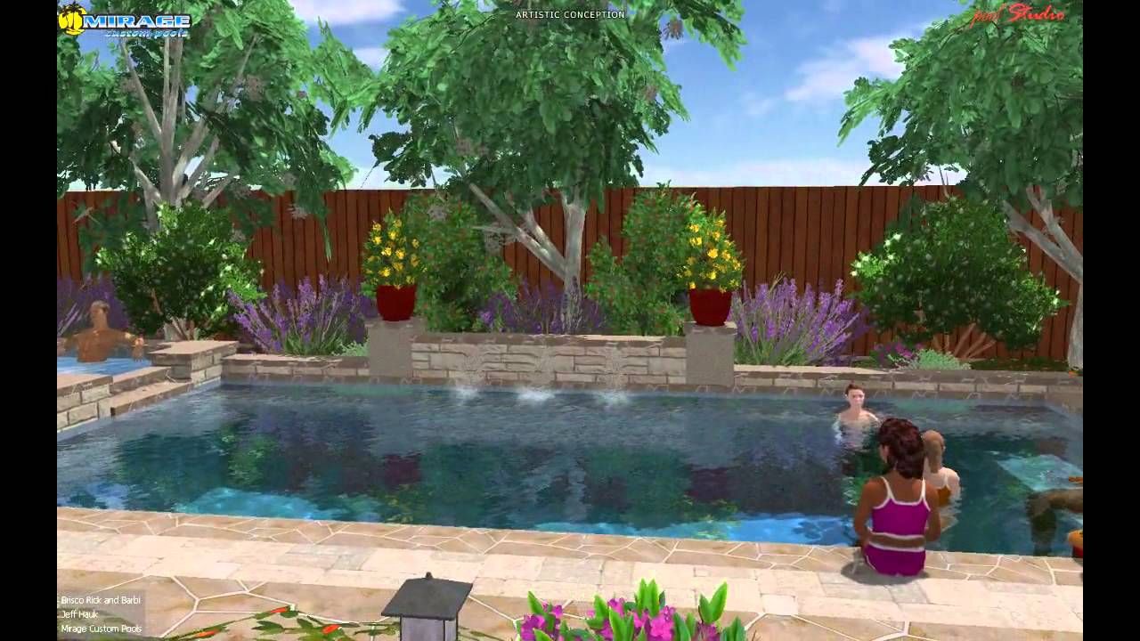 Mirage Custom Pools Willow Ridge Prosper Texas Essex - YouTube
