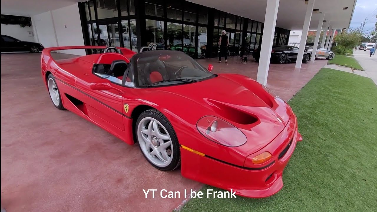 Ferrari F50 Lamborghini Diablo SV Exotic Car Sighting - YouTube