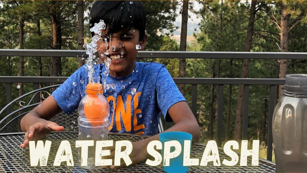 Easy,Simple Science Experiment |Water splash for kids | Summer fun ...
