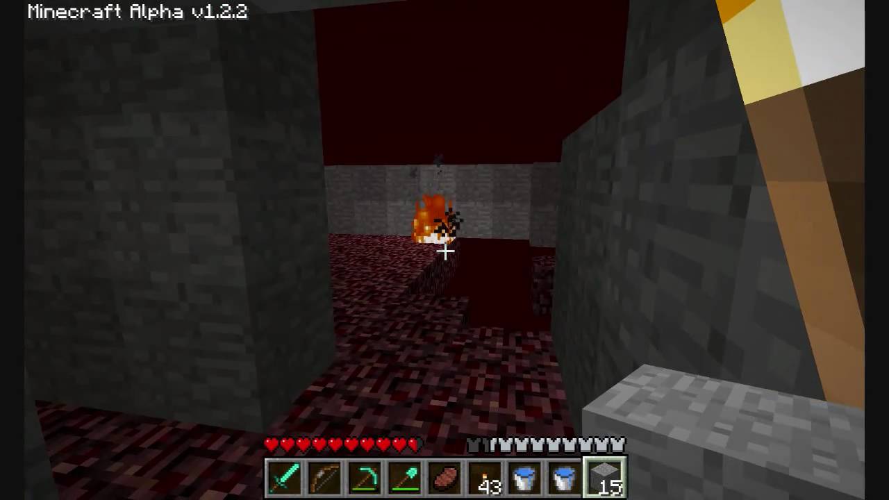 Minecraft Tutorial: The Nether Realm Survival Mode - YouTube