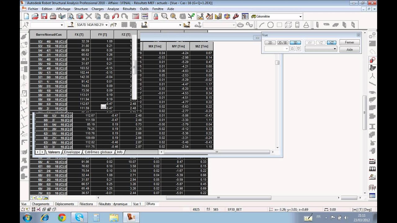 Formation : Autodesk Robot Structural Analysis 5/5 - YouTube