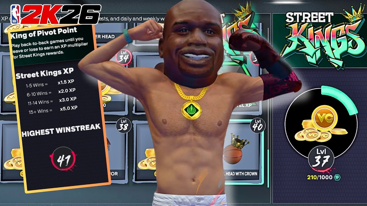 Easy Way to Reach Level 40 in Street Kings in NBA 2K26 - YouTube
