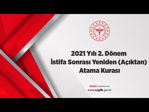 2021 Yılı 2. Dönem İstifa Sonrası Yeniden (Açıktan) Atama Kurası