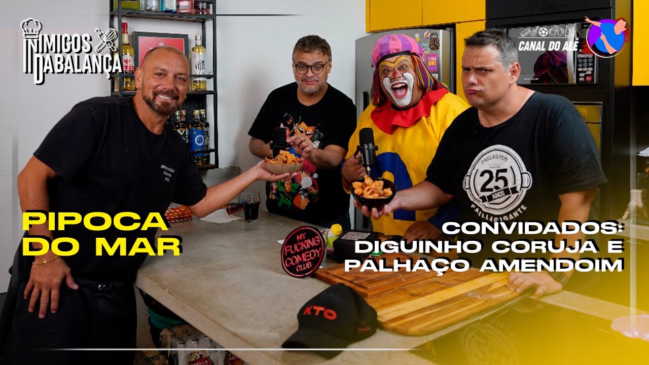 DIGUINHO CORUJA E PALHAÇO AMENDOIM | INIMIGOS DA BALANÇA 2024 - YouTube