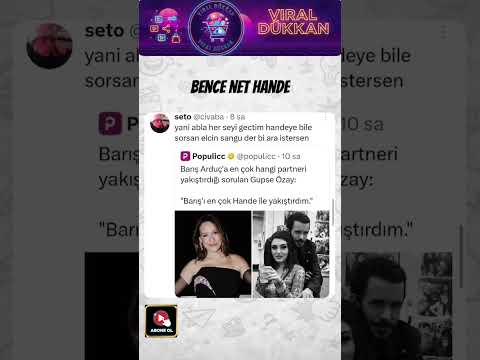 Barış Arduç En Çok Hangi Partneri İle Yakıştı ? Hande Soral mı Elcin Sangu mu ? #viral #handesoral